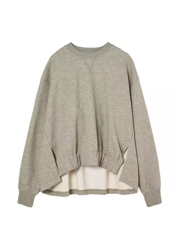 PSOPHIA Stepped-hem Sweatshirt
