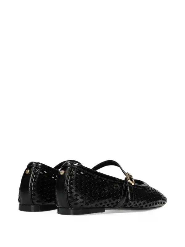 MEXX Perforated Buckle-strap Ballet Flats