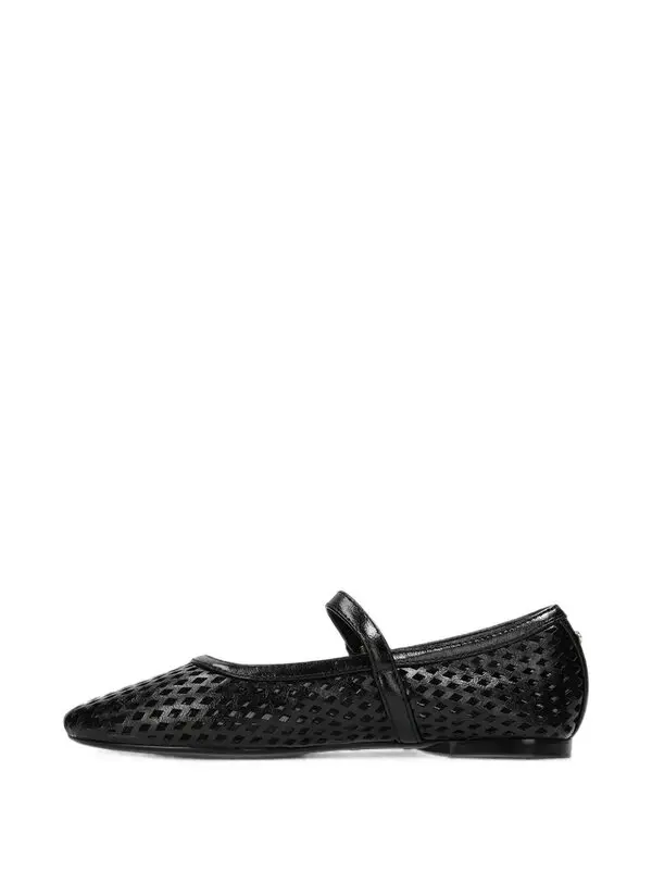 MEXX Perforated Buckle-strap Ballet Flats