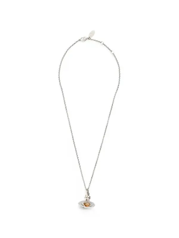 VIVIENNE WESTWOOD Tiny Orb Pendant Necklace - Silver