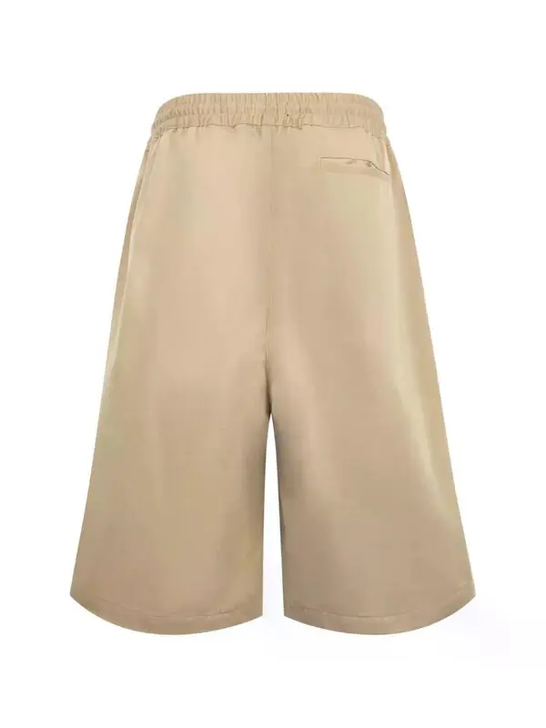 WILLY CHAVARRIA Orale Pleated Shorts - Neutrals