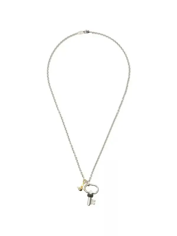 VIVIENNE WESTWOOD Ovidio Key-pendant Necklace - Silver