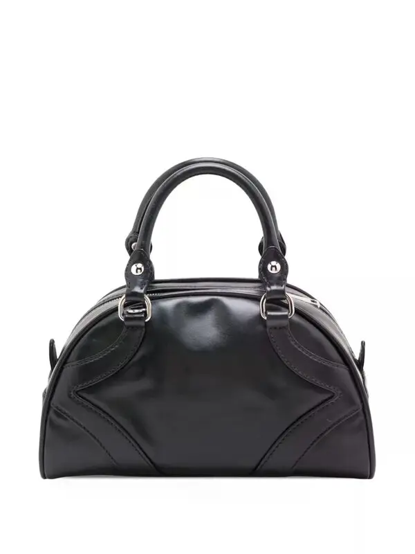 Prada 2000-2010 Vitello Drive Bowling Bag Satchel