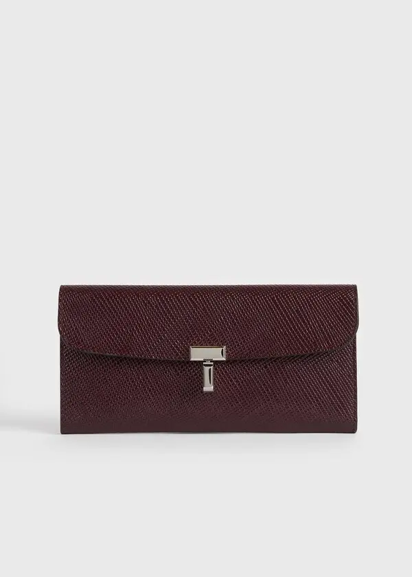 TOTEME T-lock Palmellato-patent Wallet
