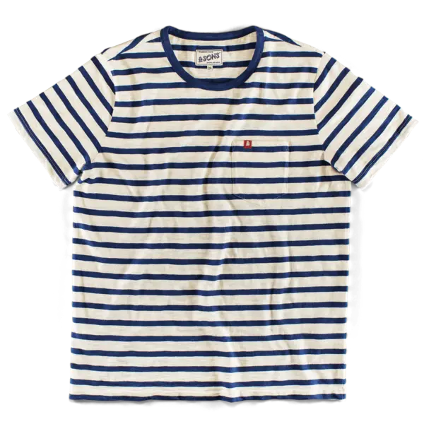 &SONS TRADING CO Breton Striped T Shirt