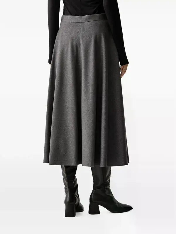 Luisa Spagnoli High-waisted A-line Midi Skirt