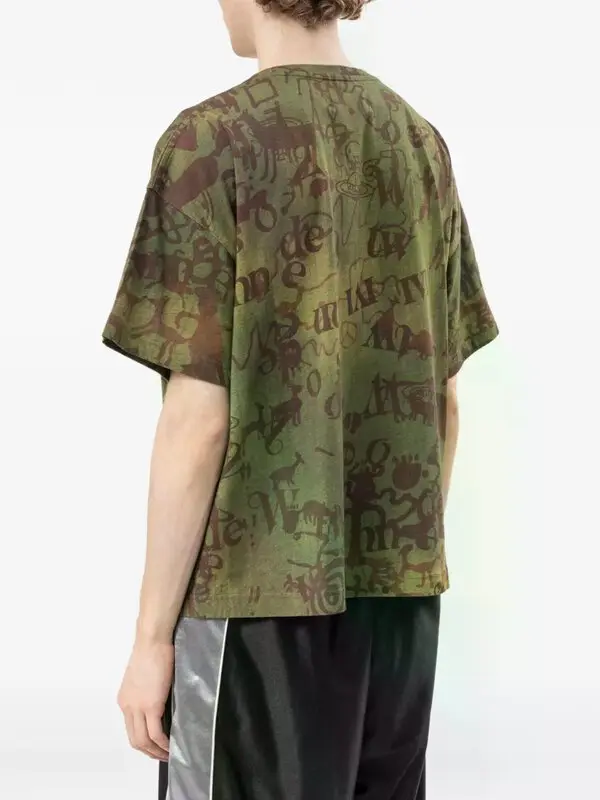 VIVIENNE WESTWOOD Oversized Graphic-print T-shirt