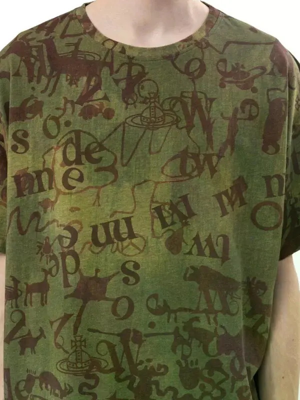 VIVIENNE WESTWOOD Oversized Graphic-print T-shirt