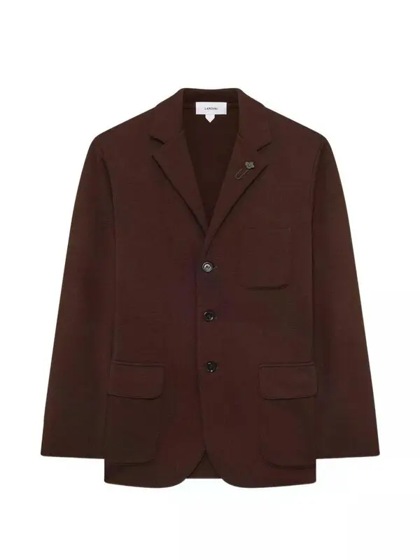 LARDINI Single-breasted Knitted Blazer