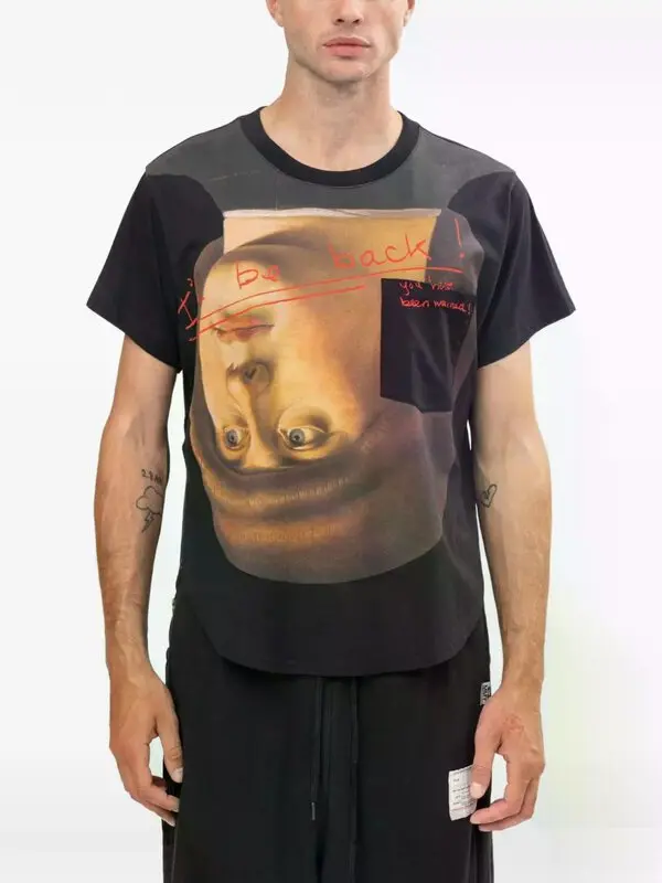VIVIENNE WESTWOOD Upside Down Head Circle T-shirt - Black