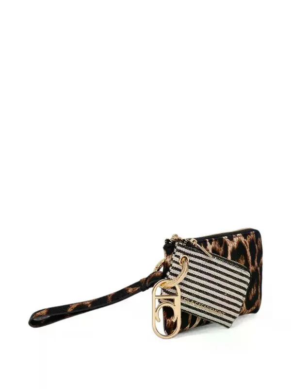 Lola Casademunt Leopard-print Striped-pattern Purses