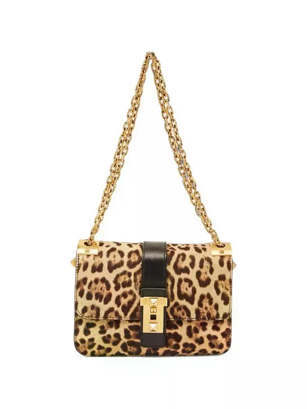 Valentino Garavani B-rockstud Leopard-print Medium Shoulder Bag