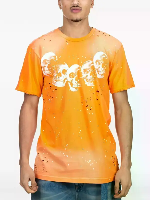 DOMREBEL Amigos Paint-splatter T-shirt