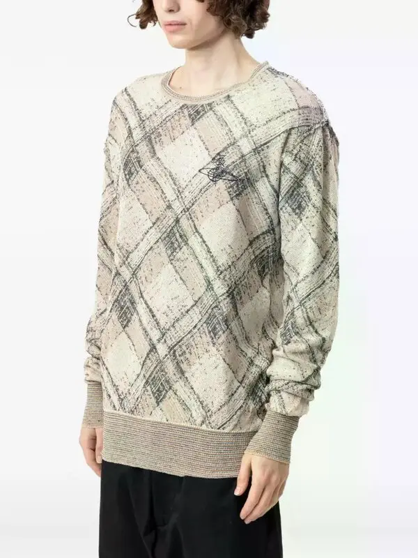 VIVIENNE WESTWOOD Broken Tartan Sweater