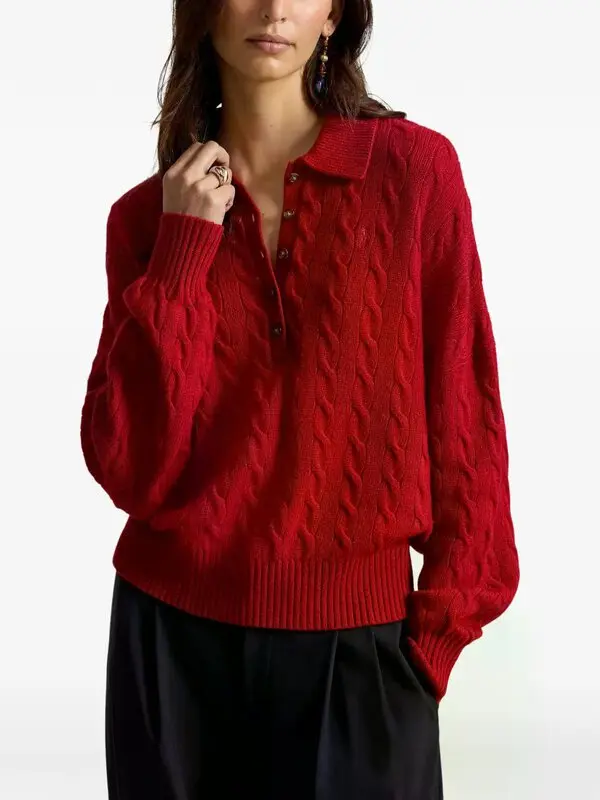 Polo Ralph Lauren Cable-knit Polo Sweater