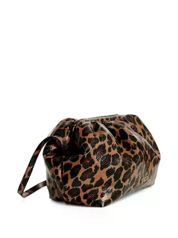 Essentiel Antwerp Kennie Leopard-print Clutch Bag