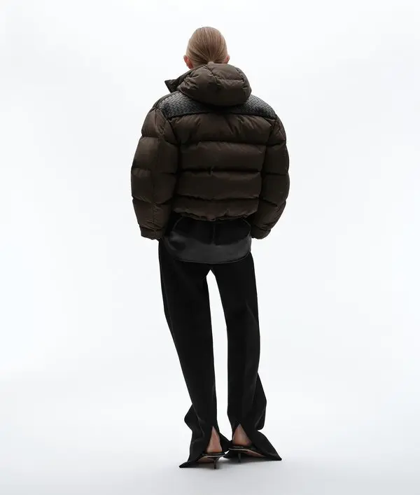 Bottega Veneta Cotton And Nylon Twill Puffer Jacket