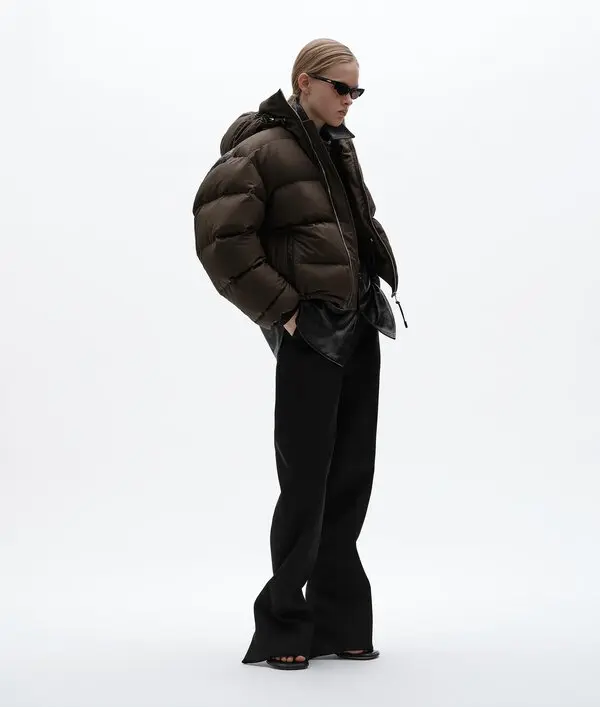 Bottega Veneta Cotton And Nylon Twill Puffer Jacket