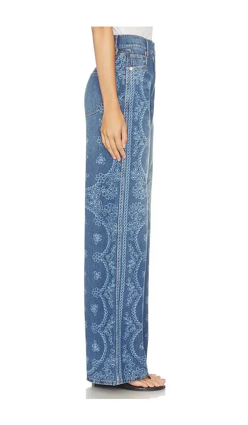 Veronica Beard Taylor High Rise Wide Leg Jeans In . Also - Denim-medium