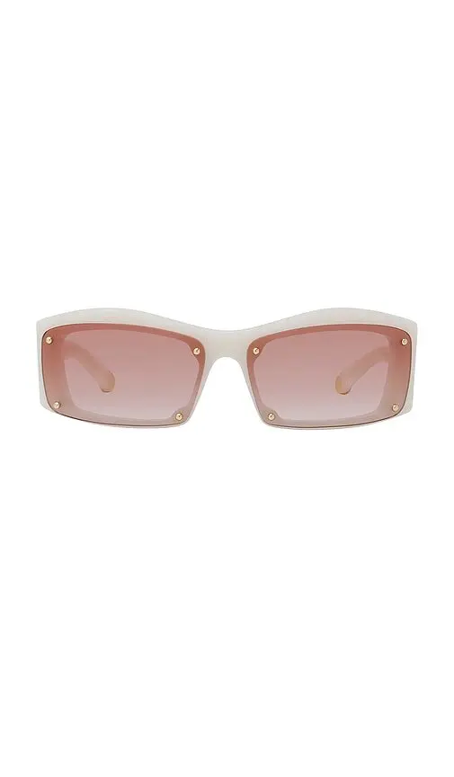 Stella McCartney Medallion Rectangular Sunglasses