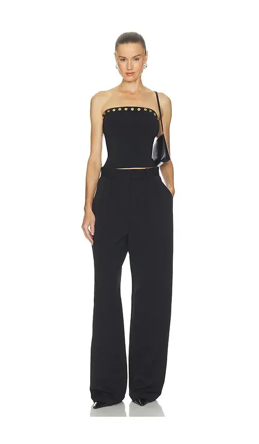 Alice + Olivia Alison Tube Top With Grommets In . Also