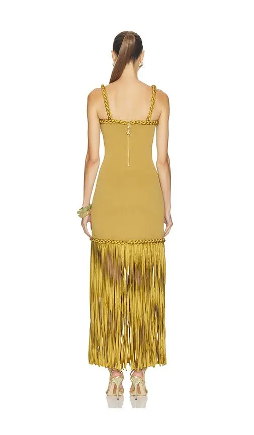 Aje Ribiona Knit Midi Dress In . Also