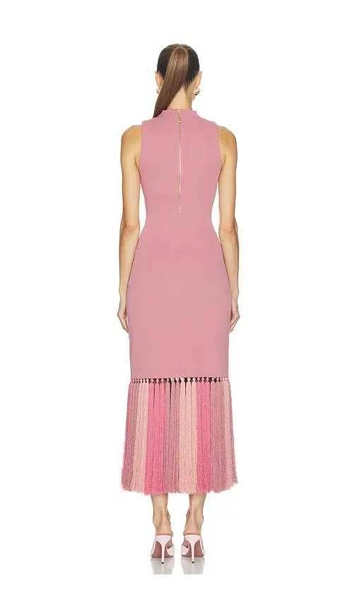 Aje Sofyr Knit Tassel Midi Dress In . Also