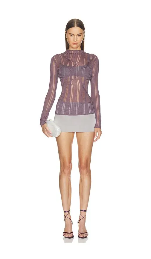 Cult Gaia Tai Top In . Also - Pink