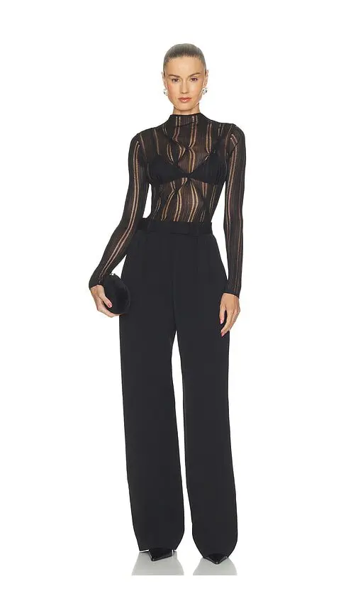 Cult Gaia Tai Top In . Also - Black