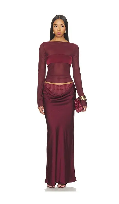 BENNI Lola Long Sleeve Top In . Also