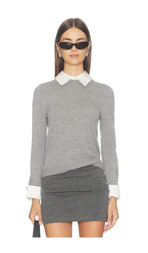 Alice + Olivia Poral Collared Sweater In . Also