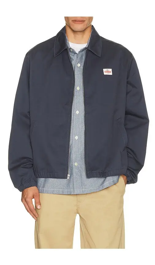 Brixton Trademark Lightweight Garage Zip Jacket In . Also