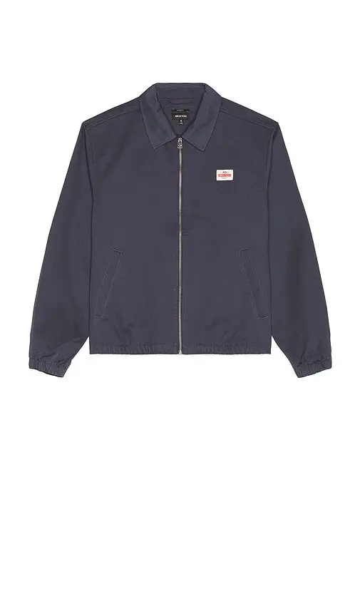 Brixton Trademark Lightweight Garage Zip Jacket In . Also