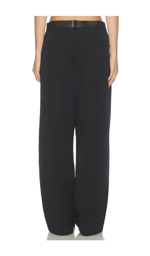 Source Unknown Matteo Belted Tuck Trousers In . Also