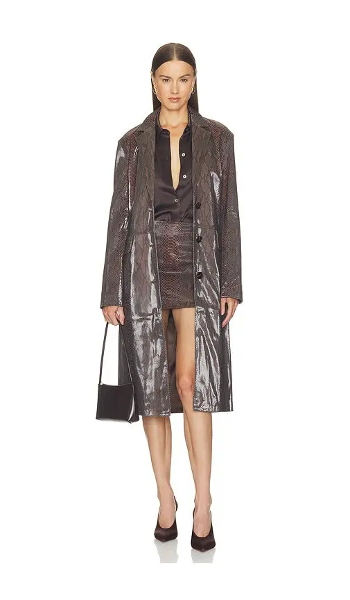 Paris Georgia Classic Leather Jacket In . Also