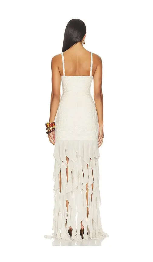 PatBO Golden Knit Long Dress In . Also