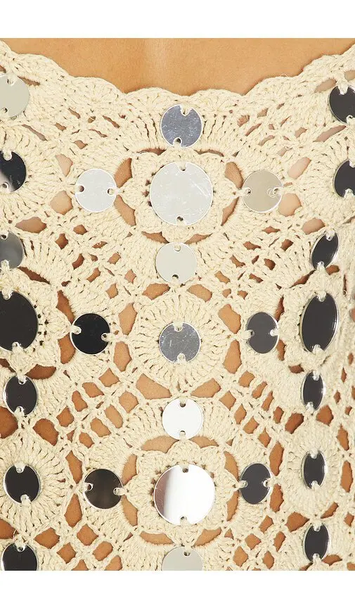 Retrofete Aliane Crochet Dress In . Also