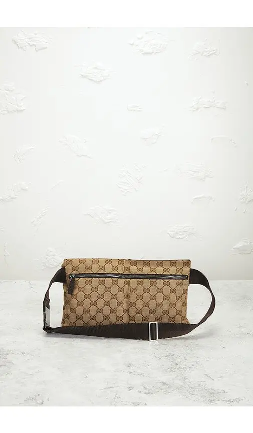 FWRD RENEW Gucci Double Pocket Belt Bag