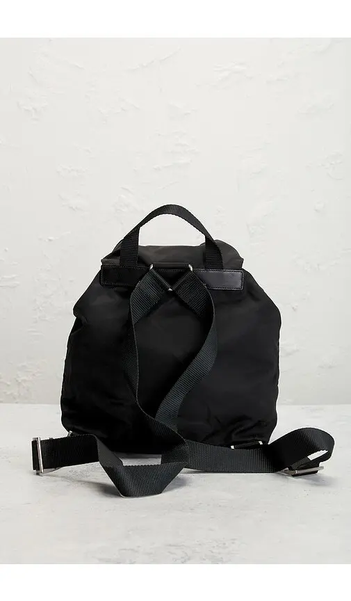 FWRD RENEW Prada Tessuto Backpack - Black