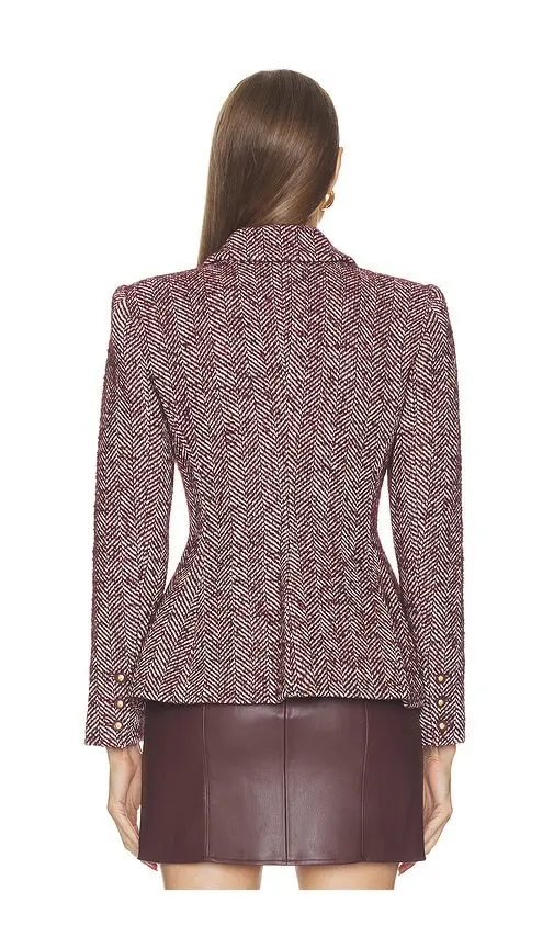 L'Agence Karima Double Breasted Cinched Waist In . Also