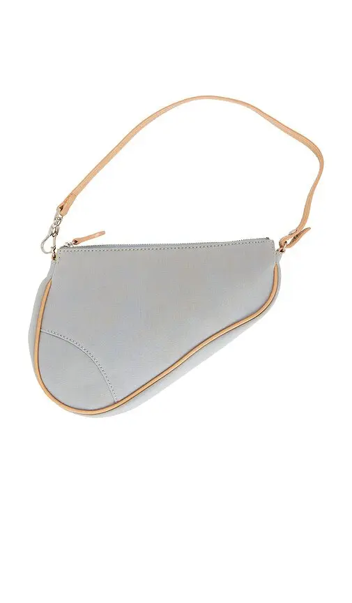 FWRD RENEW Dior Denim Pochette Saddle Bag