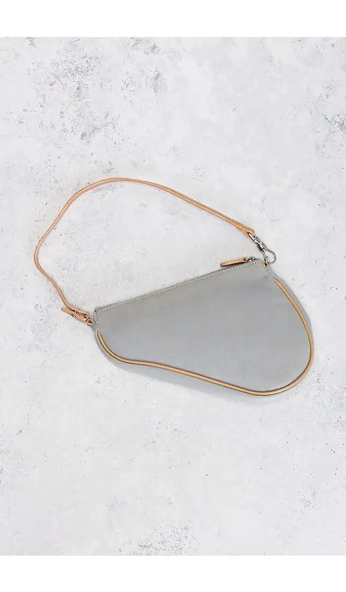FWRD RENEW Dior Denim Pochette Saddle Bag