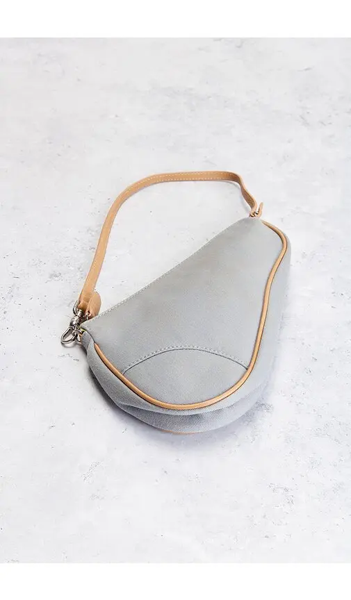 FWRD RENEW Dior Denim Pochette Saddle Bag