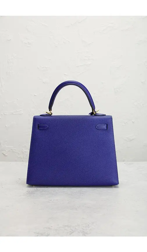 FWRD RENEW Hermes Epsom Kelly 25 Sellier Handbag