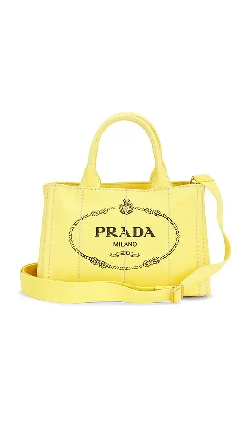 FWRD RENEW Prada Canapa Tote Bag