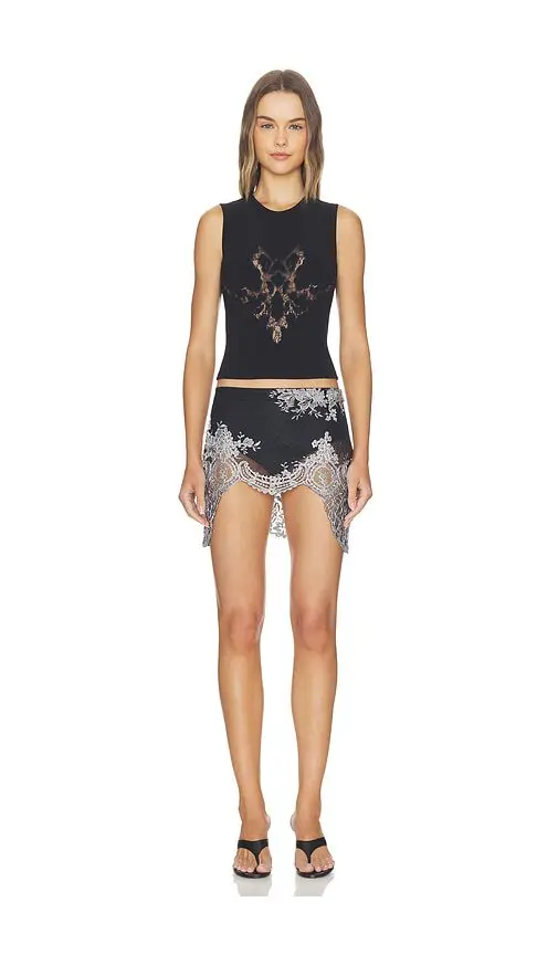 HAELO Inverted Lace Cutoff In . Also