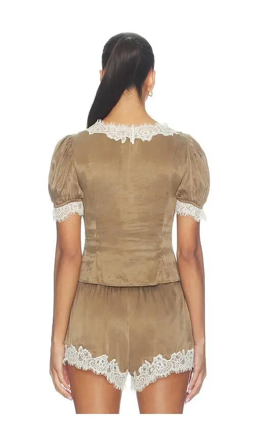 For Love & Lemons Luna Top In . Also