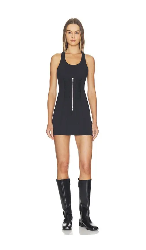 HAELO Zip Corset Tank Dress In . Also