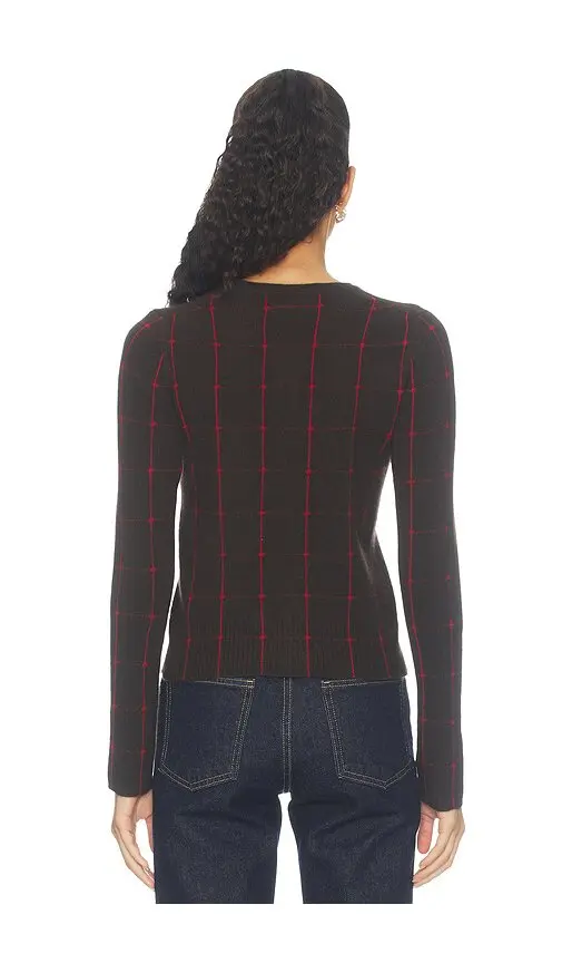 Guest In Residence Jane Checker Cardigan In . Also