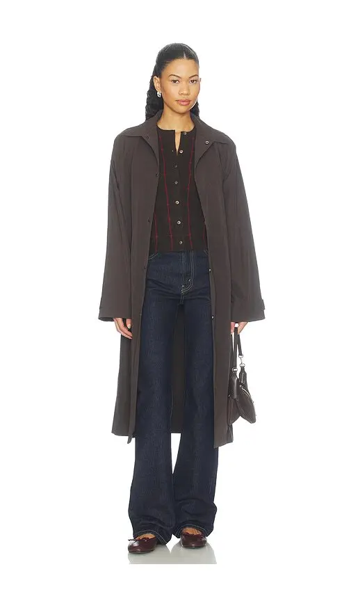 Guest In Residence Jane Checker Cardigan In . Also
